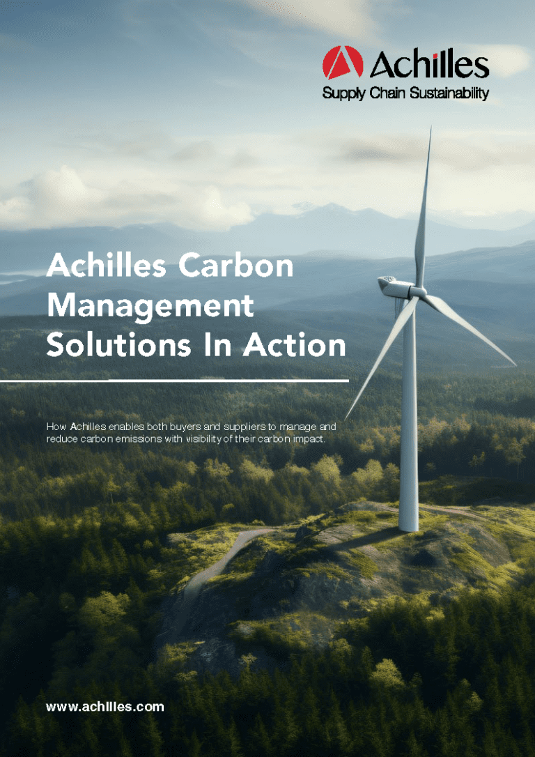 Achilles Carbon Management Solutions in Action | Whitepaper