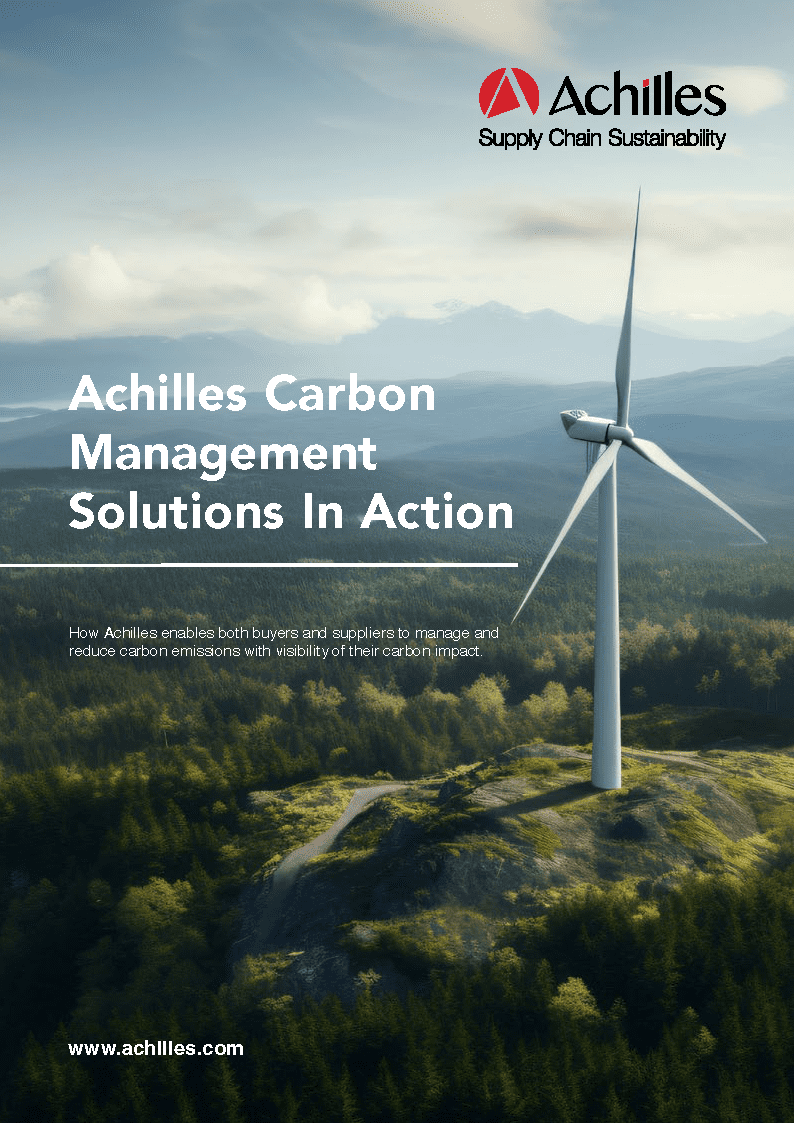 Achilles Carbon Management Solutions in Action | Whitepaper